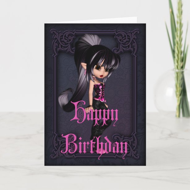 Gothic Birthday Cards | Zazzle UK