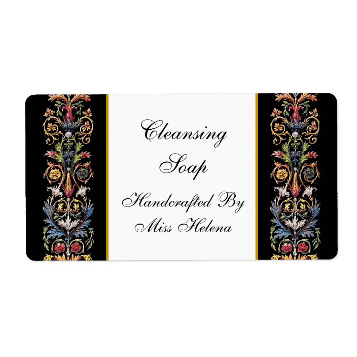 Gothic Illuminated Art Custom Label | Zazzle.co.uk