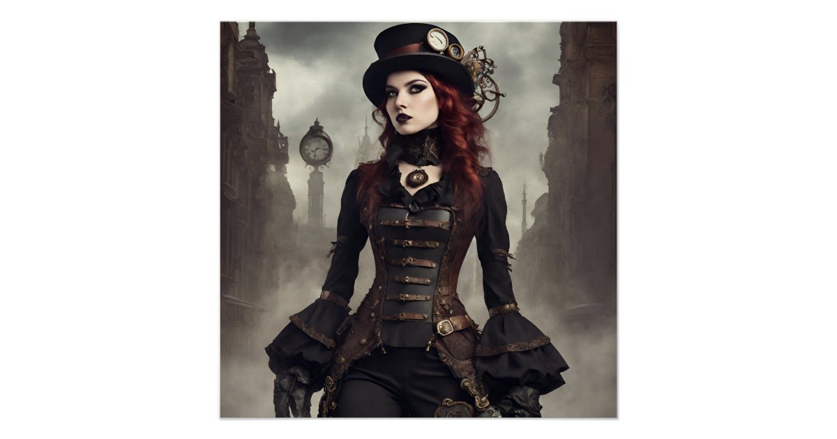 Gothic Steampunk Poster | Zazzle