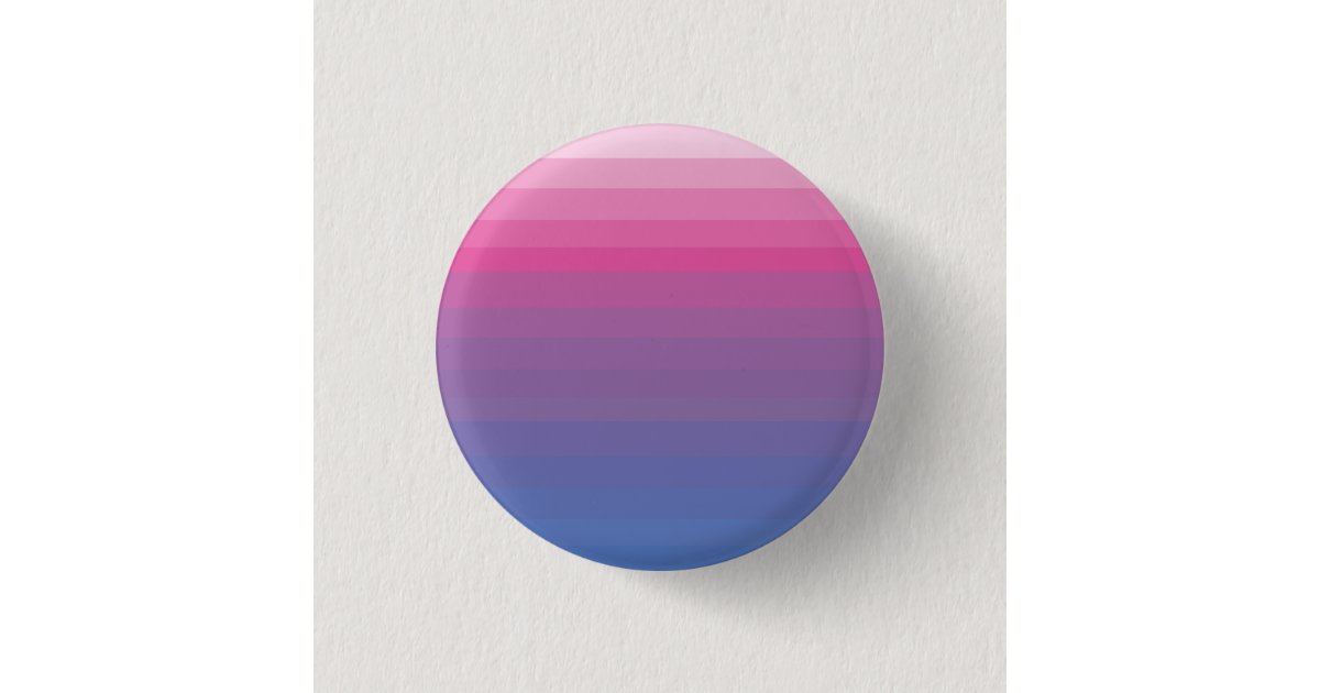 Gradient Bi Pride Flag Button | Zazzle
