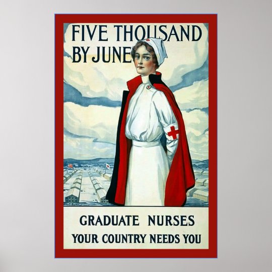 Graduate Nurses ~ Vintage Nurse Poster | Zazzle.co.uk
