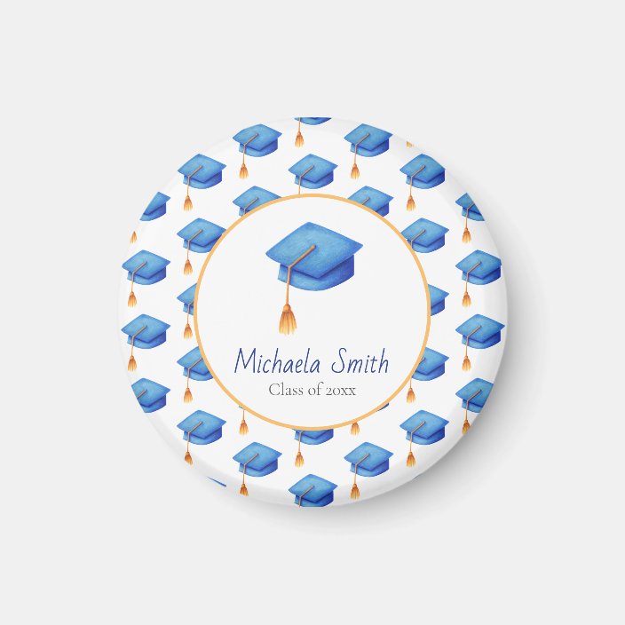 Graduation Cap Personalised Graduation Keepsake Magnet | Zazzle.co.uk
