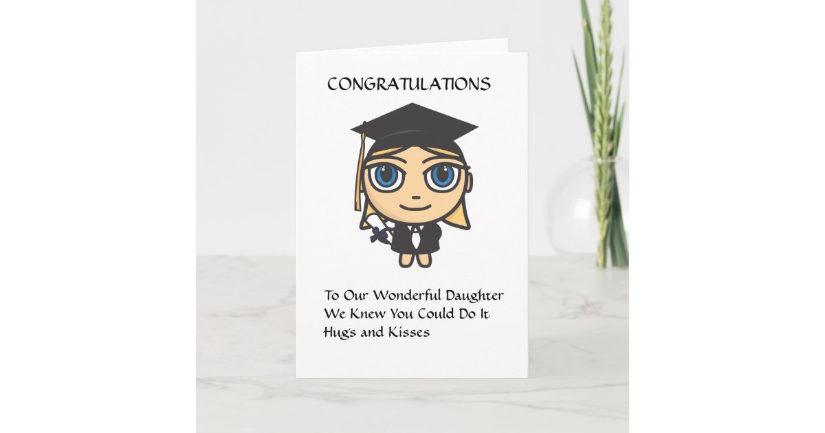 Graduation Character Congratulations Card | Zazzle