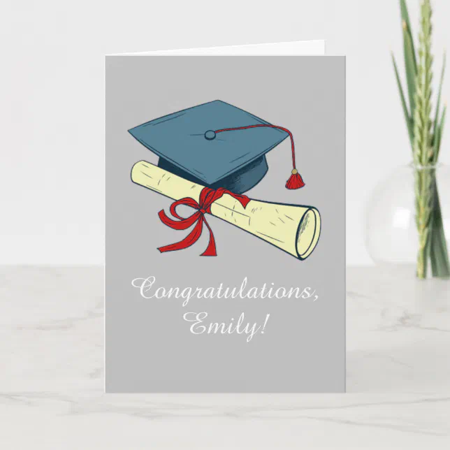 Graduation Congratulations Classic Card | Zazzle