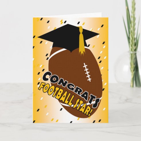 Football Vertical Congratulations Cards | Zazzle.co.uk