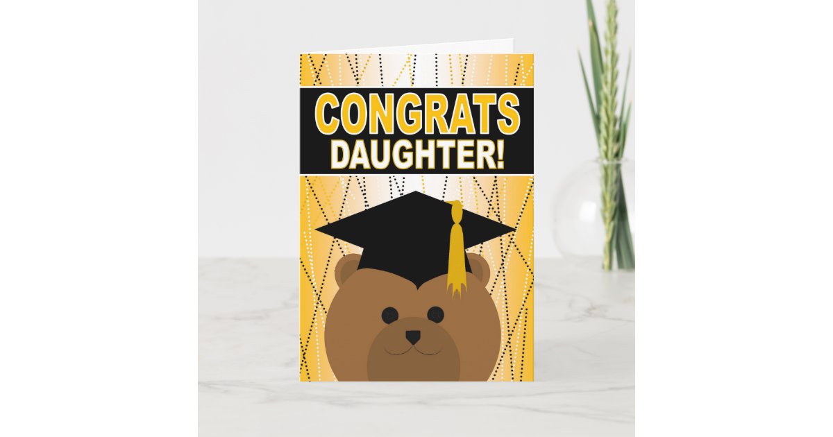 Graduation Congratulations for Daughter Card | Zazzle