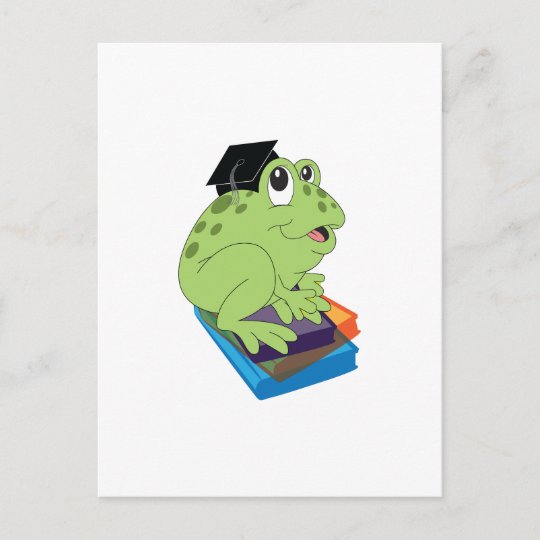 Graduation Frog Announcement Postcard | Zazzle.co.uk
