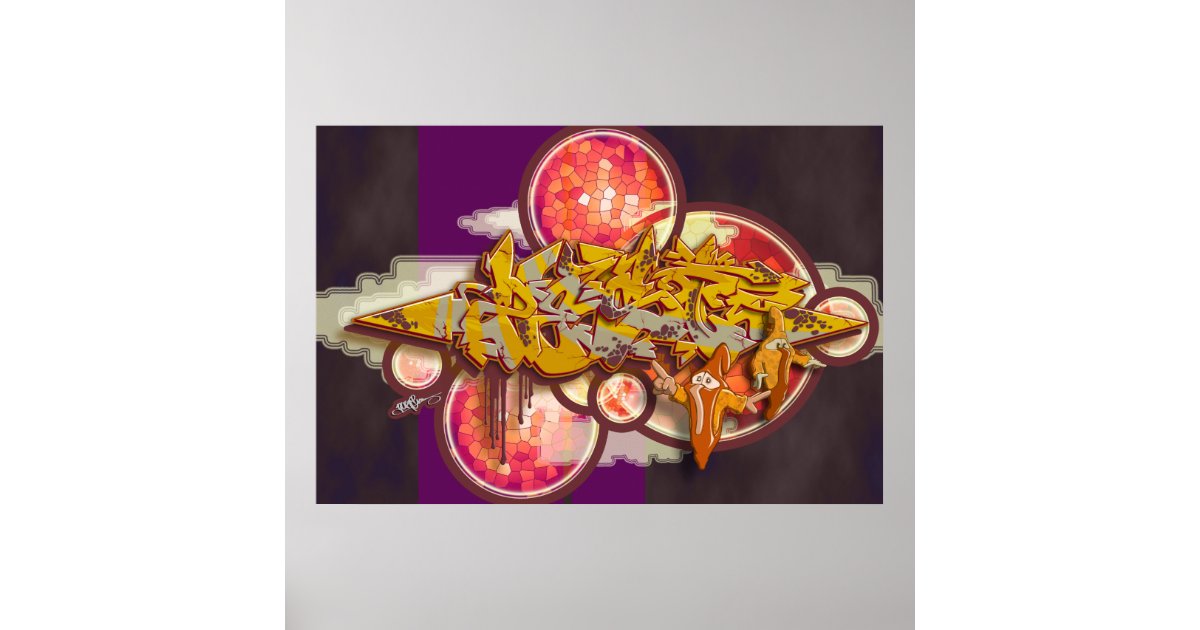 Graffiti ZEST Poster | Zazzle