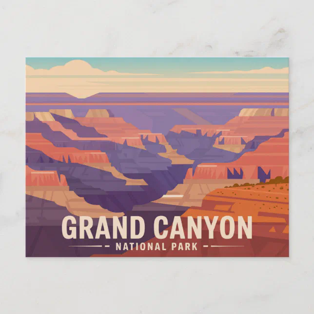 Grand Canyon National Park Postcard Retro | Zazzle
