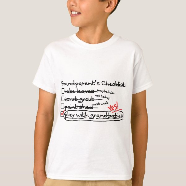 Checklist T-Shirts & Shirt Designs | Zazzle UK
