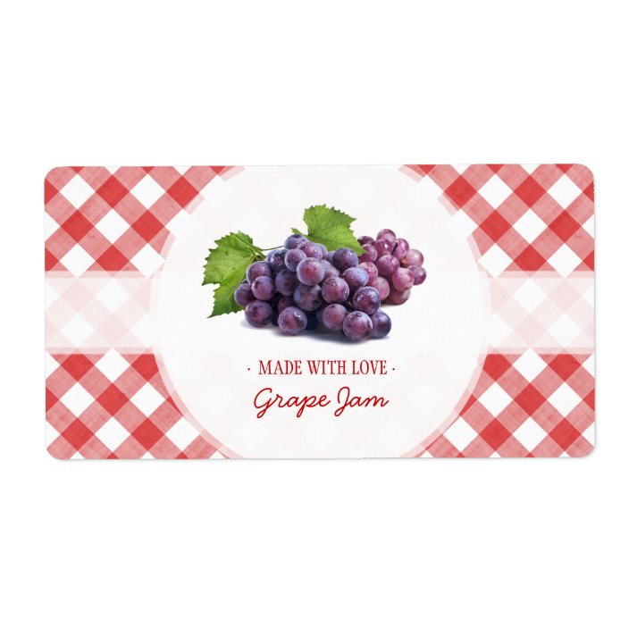 Grape Jam Jelly label | Zazzle.co.uk