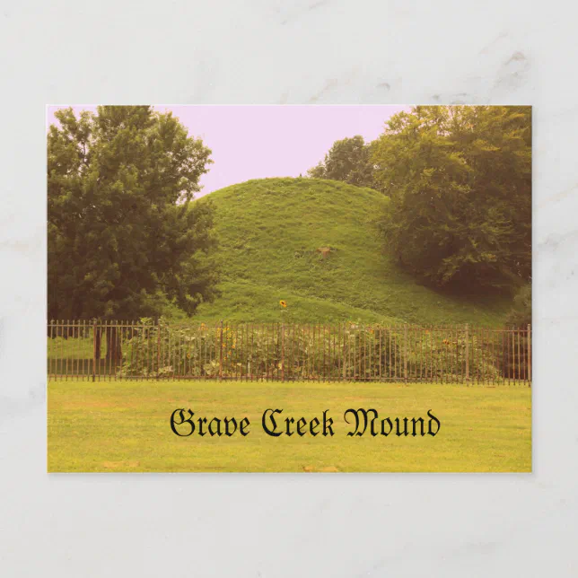 Grave Creek Mound Postcard | Zazzle