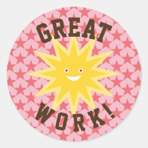 Good Work Stickers & Labels | Zazzle UK