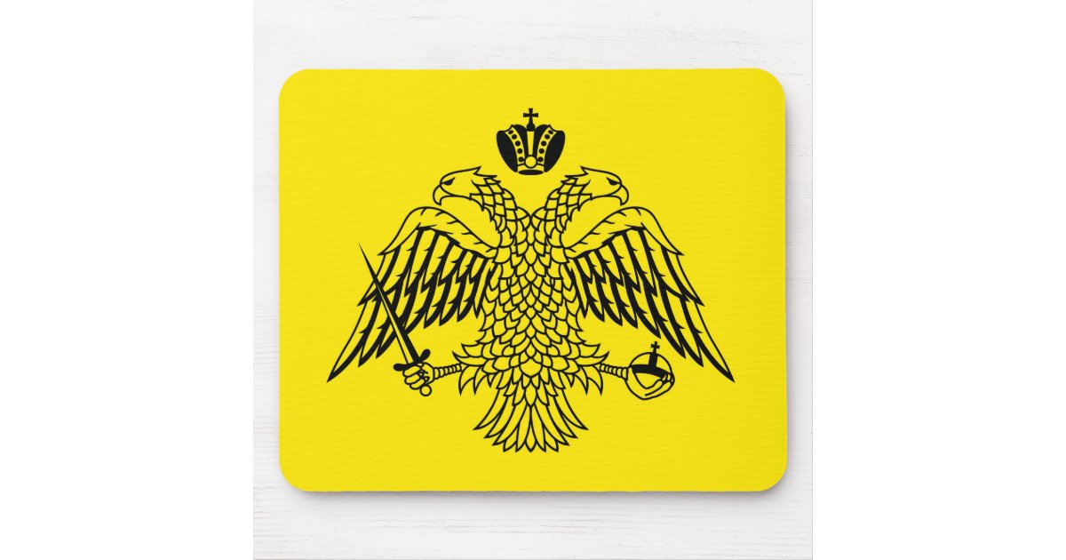 Greek Orthodox Church flag Mount Athos religious Mouse Mat | Zazzle