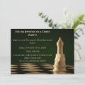 Green 30th Birthday Party Chess Rook Invitation | Zazzle