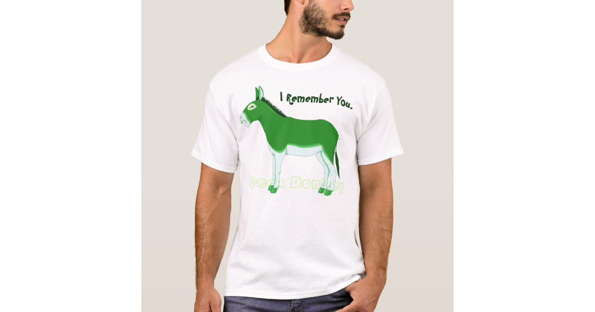 Green Donkey II. Hmmm - The rumours persist! T-Shirt | Zazzle