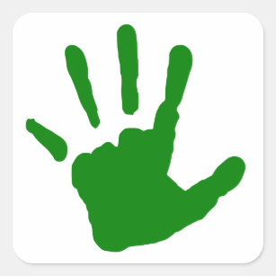 Handprint Stickers & Labels | Zazzle UK