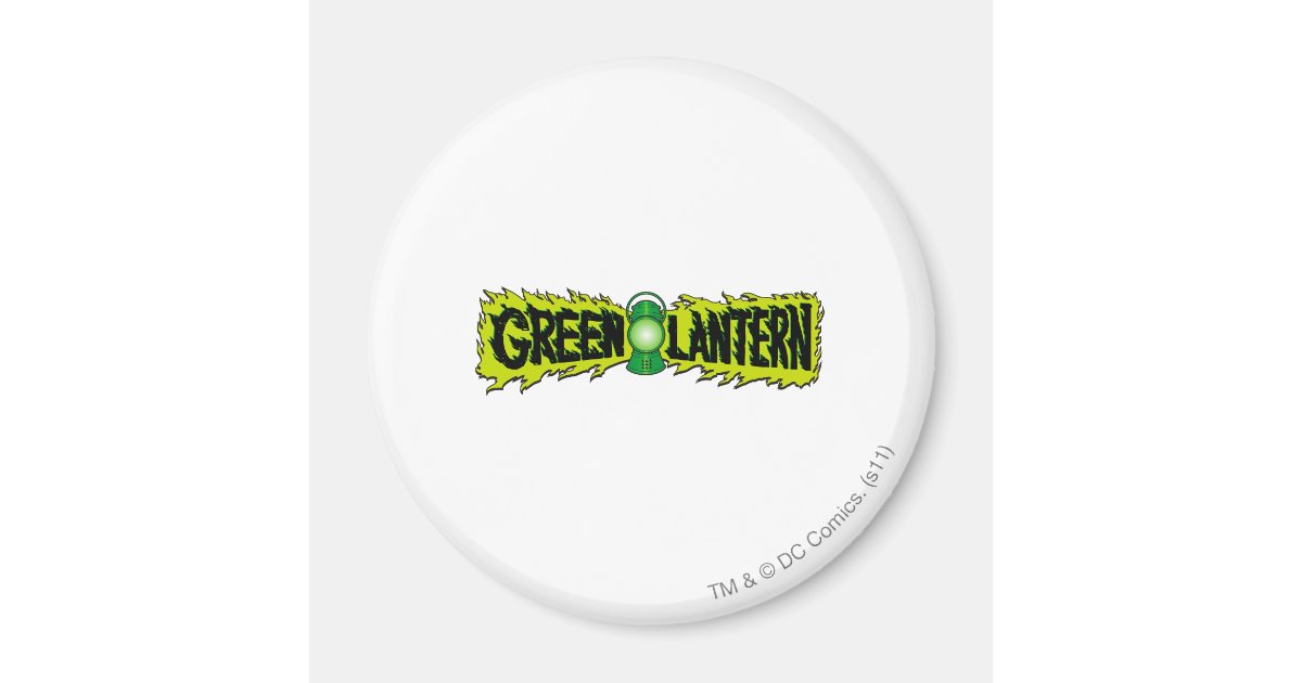Green Lantern - Glowing Lantern 2 Magnet | Zazzle
