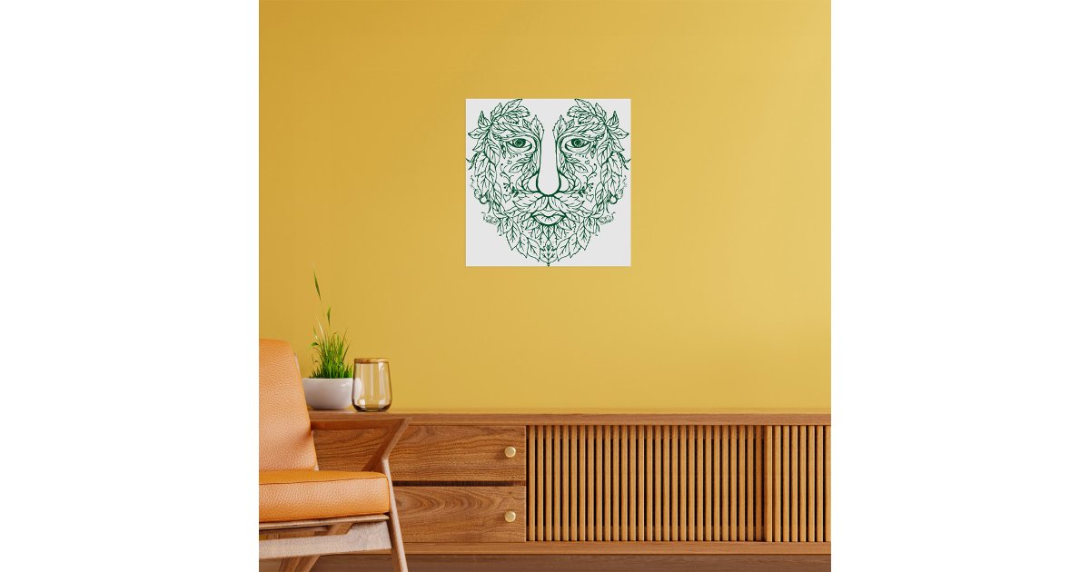 Green Man Poster | Zazzle