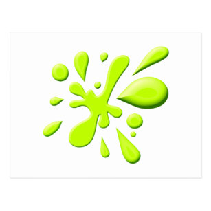 Splodge Postcards | Zazzle UK