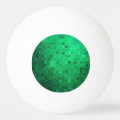 Green Pixel Art | Three Star Ping Pong Ball | Zazzle