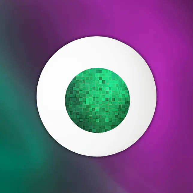 Green Pixel Art | Three Star Ping Pong Ball | Zazzle