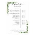 Hair Beauty Salon Beautician Menu Price Poster | Zazzle