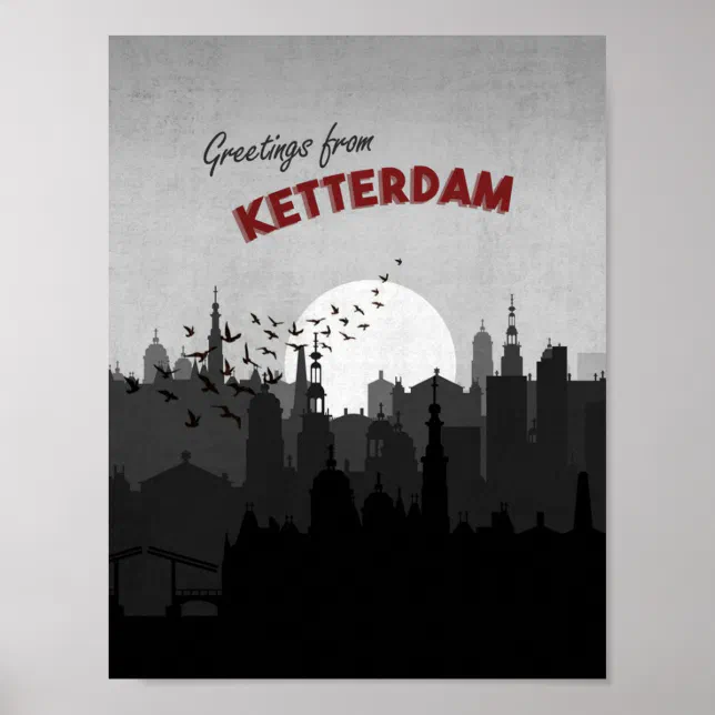 Greetings from Ketterdam Six of Crows Postcard Art Poster | Zazzle