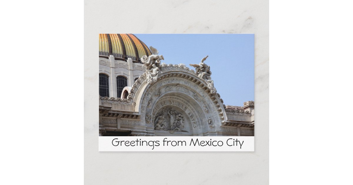 Greetings from Mexico City Postcard | Zazzle