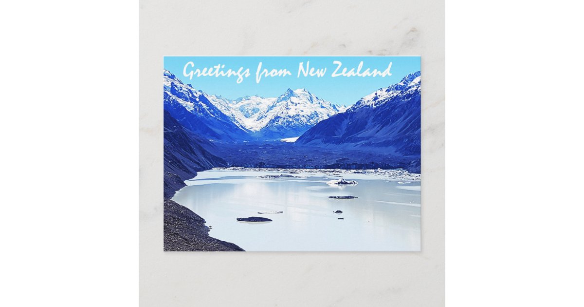 Greetings from New Zealand Postcard | Zazzle