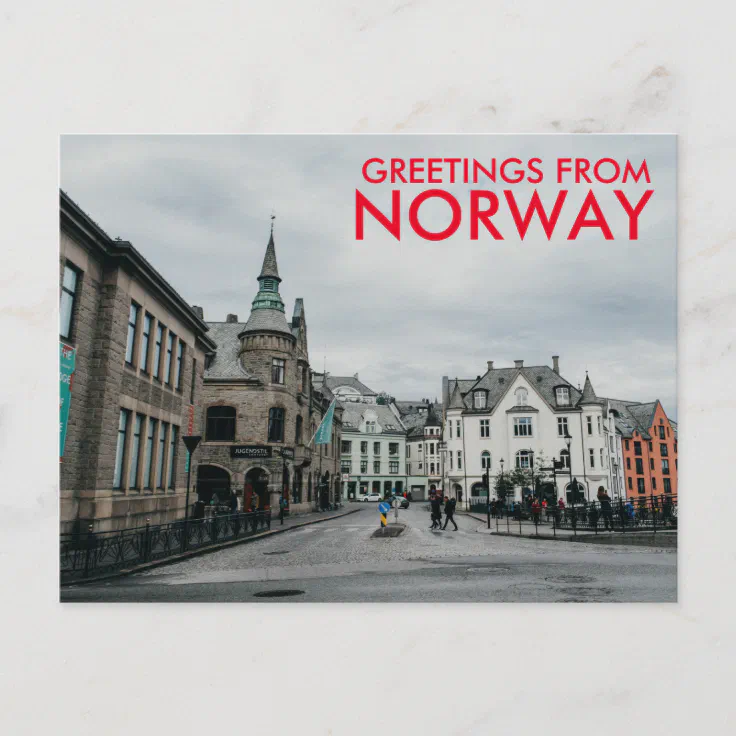 Greetings from Norway Postcard | Zazzle