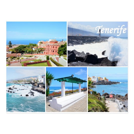 Greetings from Tenerife postcard | Zazzle.co.uk