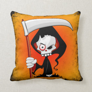 Grim Reaper Cushions - Decorative & Throw Cushions | Zazzle UK