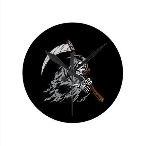 Grim Reaper Wall Clocks | Zazzle UK