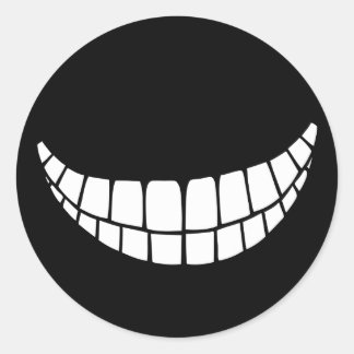 Grin Stickers | Zazzle.co.uk