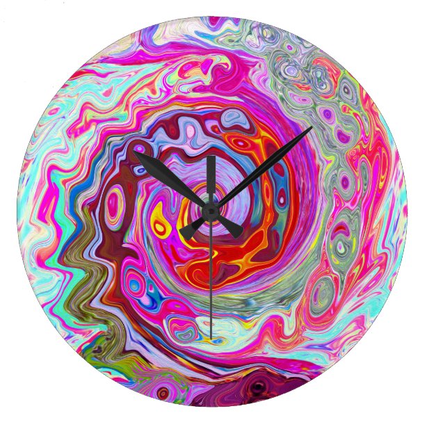 Groovy Wall Clocks | Zazzle UK