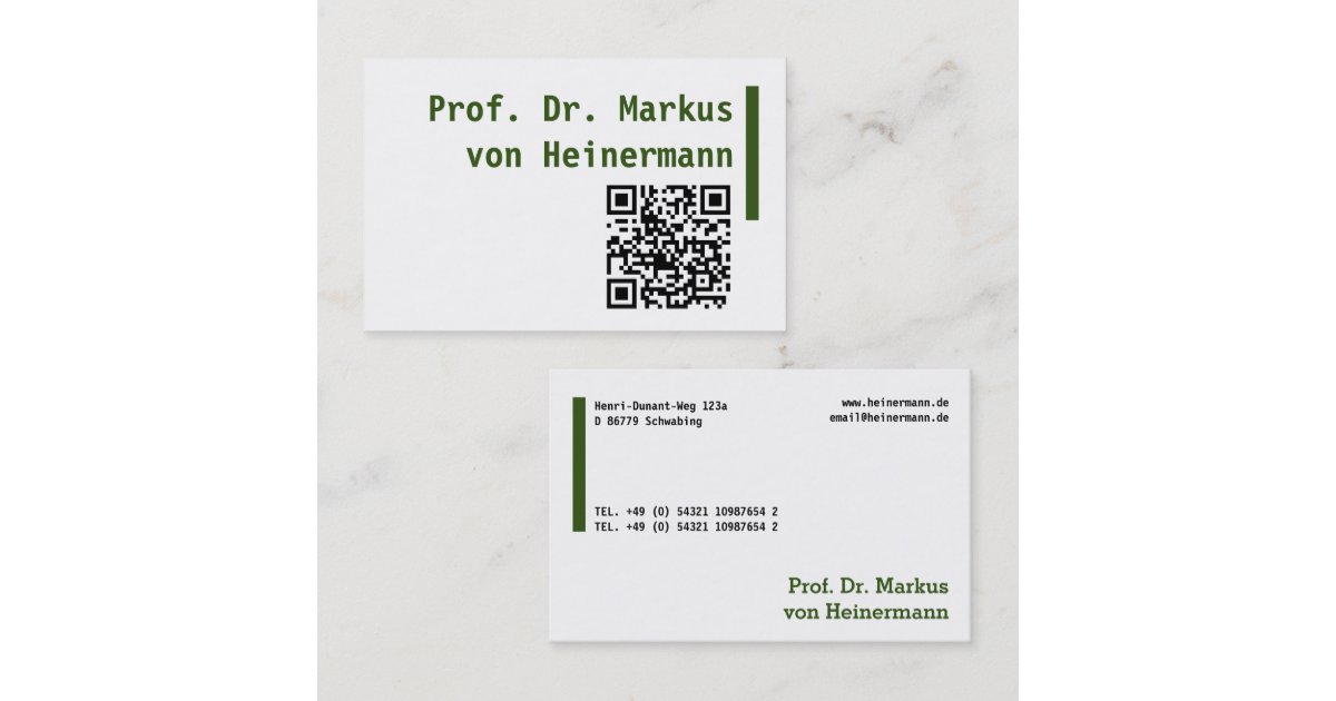 Große Visitenkarten Business Card | Zazzle