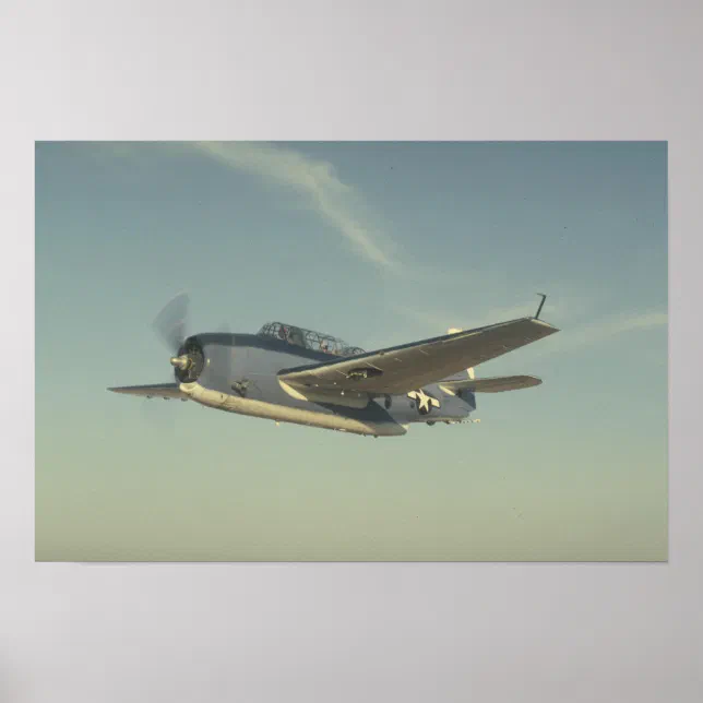 Grumman TBM Avenger Chino Air Museum Poster | Zazzle