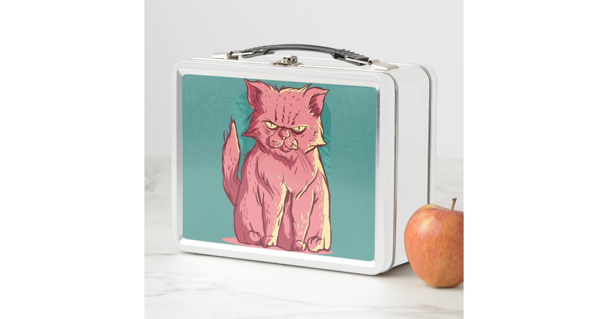 Grumpy Cat Metal Lunch Box | Zazzle