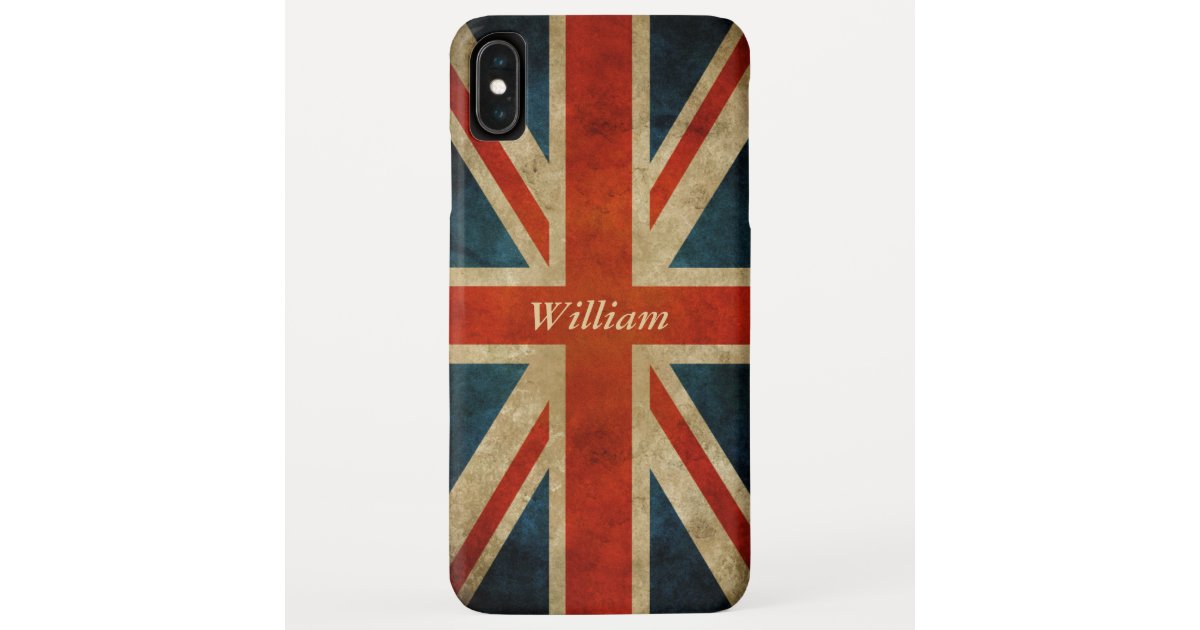 Grunge Old UK Flag - Great Britain Union Jack Case-Mate iPhone Case ...