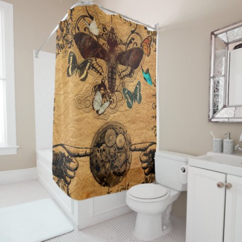 Steampunk Shower Curtains | Zazzle.co.uk