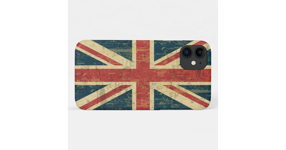 Grungy Union Jack Case-Mate iPhone Case | Zazzle