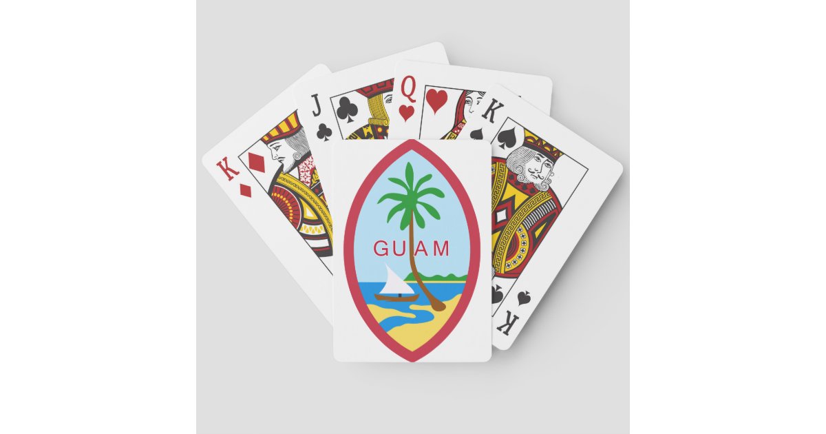 Guam Seal Playing Cards | Zazzle