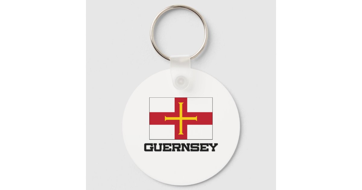 Guernsey Flag Key Ring | Zazzle