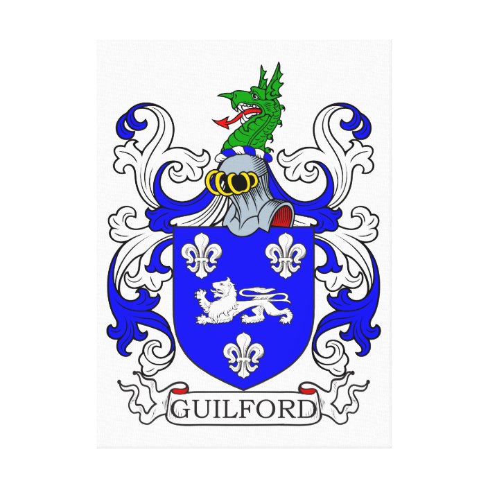 Guilford Coat of Arms I Canvas Print | Zazzle.co.uk