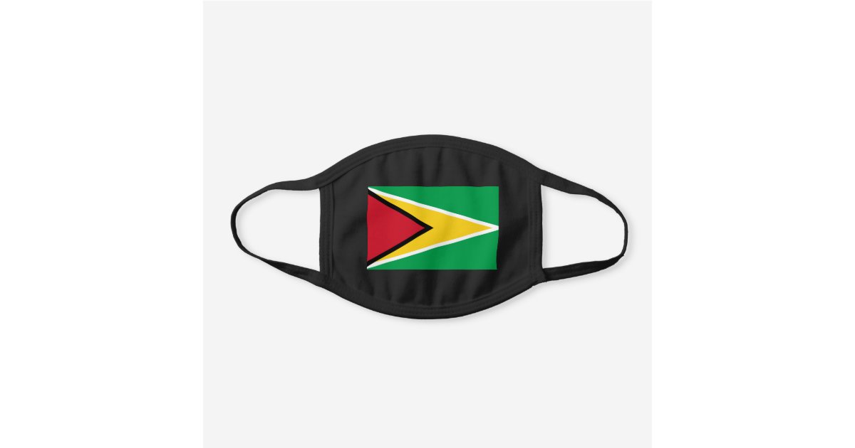 Guyana Flag Cotton Face Mask | Zazzle
