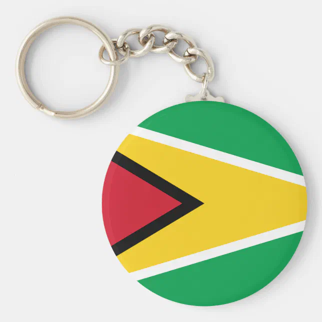 Guyana (Guyanese) Flag Key Ring | Zazzle