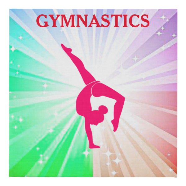Girls Gymnastics Posters & Prints | Zazzle UK