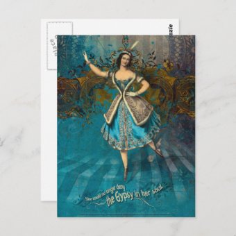 Gypsy Soul Postcard | Zazzle
