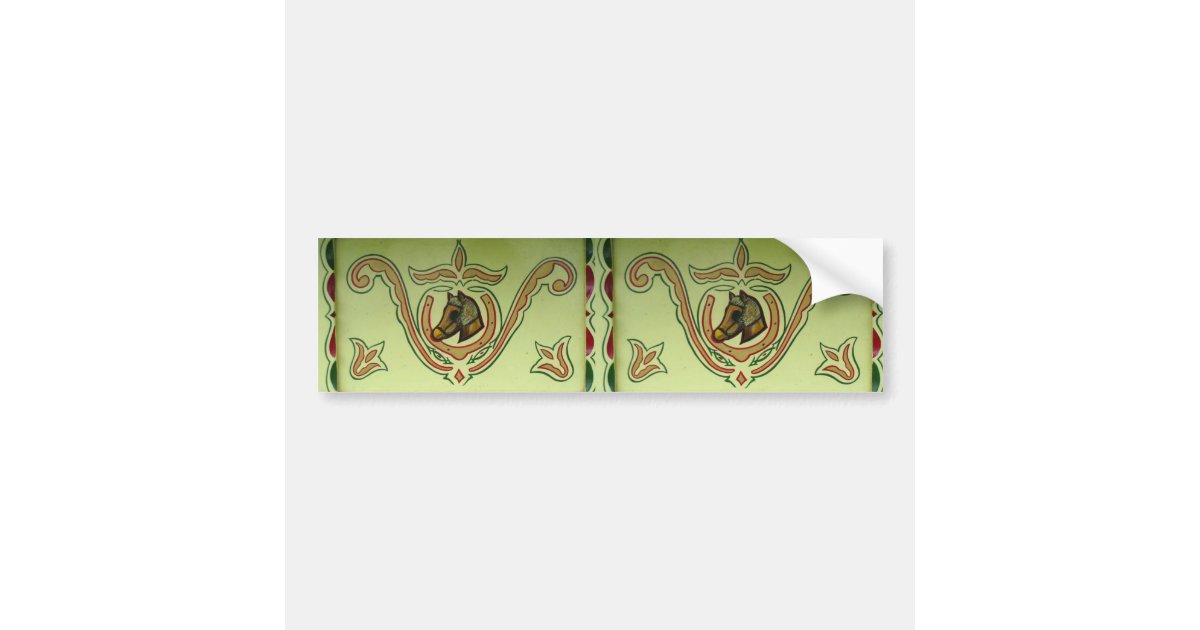 Gypsy wagon detail bumper sticker | Zazzle